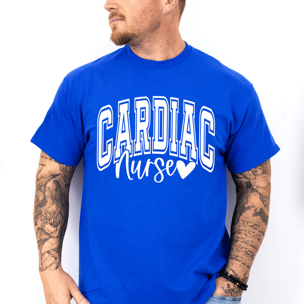 Cardiac Nurse Heart Design - Cardiac Nurse Unisex Crewneck T-Shirt Swe ...